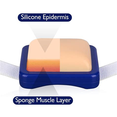 Simcoach Intramuscular Injection Practice Model Pad 6 Packs Simulation Injection Training Tool