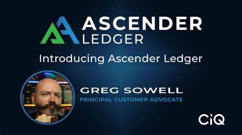 ciq on linkedin ascender ledger overview