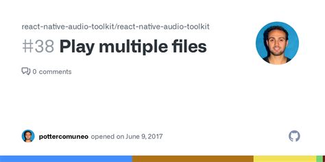Play Multiple Files Issue React Native Audio Toolkit React Native Audio Toolkit GitHub