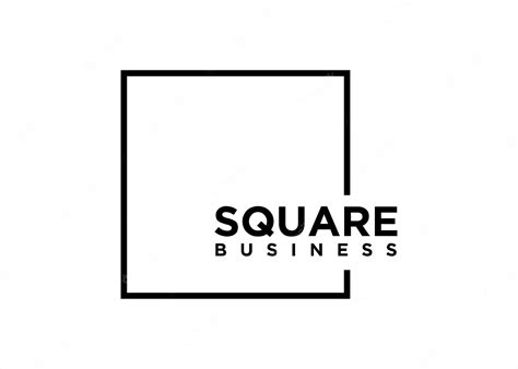 Premium Vector Illustration Square Logo Design Template Business