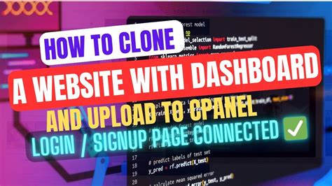 How To Clone A Website With A Dashboard How To Copy A Website And Upload To Cpanel Guide