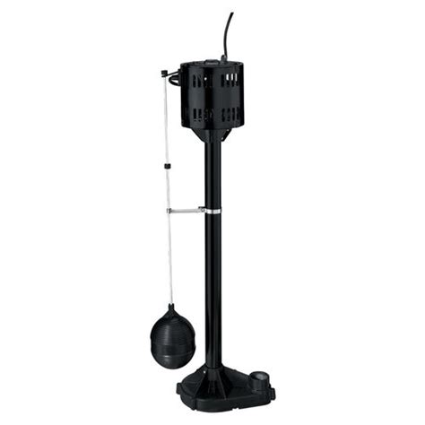 Flotec Fppm3600d Pedestal Sump Pump 13 Hp 3000 Gph Thermoplastic Vertical Float Switch Ac