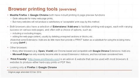 Printing Saving Web Pages Part 1 Overview Part