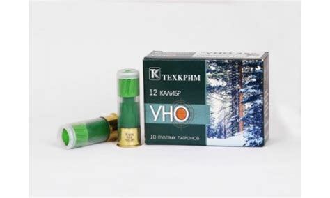 Купить Патрон калибр 12/пуля УНО 35 Техкрим (10 шт)