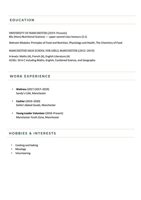 Skills Based CV Template Examples Writing Guide