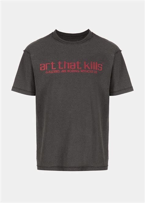 Gallery Dept Cotton Atk Reversible French Logo T Shirt In Faded Black Black For Men Lyst Uk