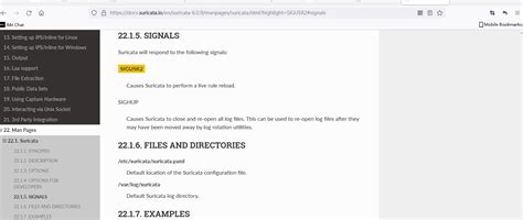 Suricata6 0 9 CANNOT Recevie HUP Signal And CANNOT Reload Help Suricata