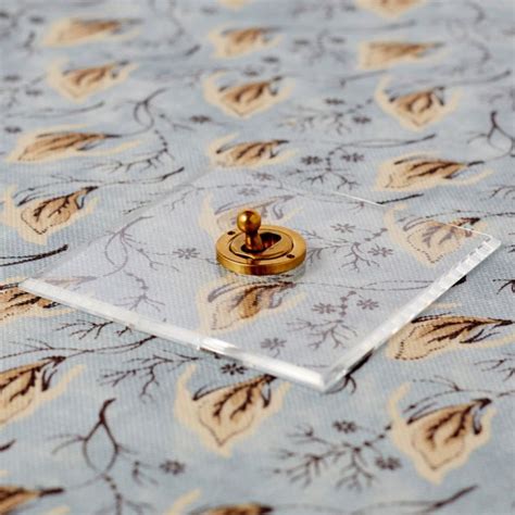 1 Gang Double Pole Dolly Switch Invisible Plate And Brushed