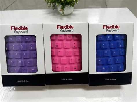 Usb Wired Waterproof Silicone Soft Flexible Membrane Keyboard Foldable Standard Portable