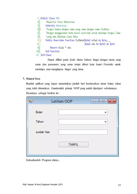 Part 9 Object Oriented Programming Lanjutan Pdf