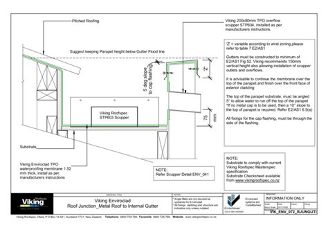 Junction Metal Roof To Internal Gutter 072 Waterproofing And Roofing