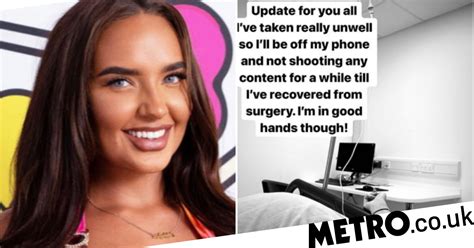 Love Island 2022 Jazmine Nichol Rushed To Hospital For Surgery Metro