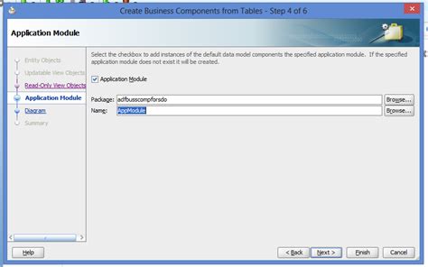 soa and bpm my learnings creating a sdo based on adf business component