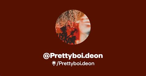Prettyboi Deon Twitter Instagram Tiktok Linktree
