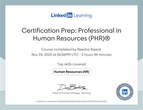 neesha rawat on linkedin certificate of completion