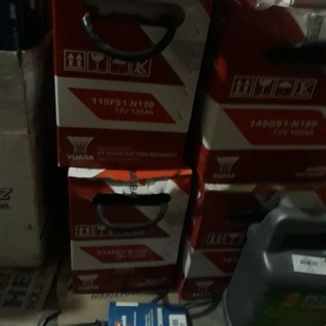 Accu Aki N120 Yuasa 12v 120ah Lazada Indonesia