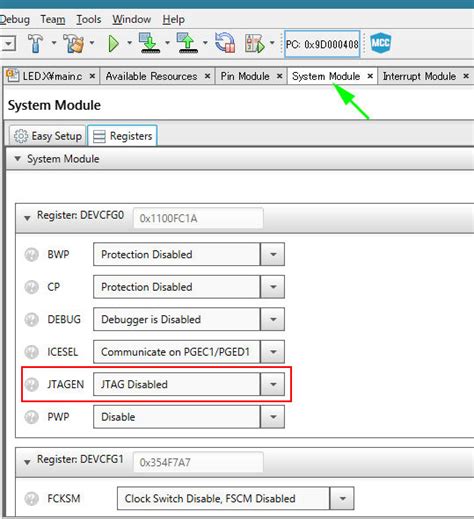 Mcc Mplab Code Configurator 使い方1b Configration Bits Mplab X Ide