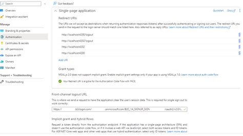 Question Single Sign Out In Azure Ad B2c Using Custom Policies Not Working As Expected