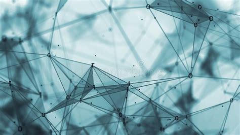 Flying Through Digital Binary Polygon Plexus Data Networks Stock Video Video Of Animation