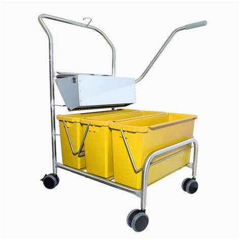 Triple Bucket Mopping System