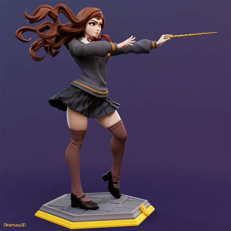 Artstation Hermione Granger 3d Print Stl Render Images Videos