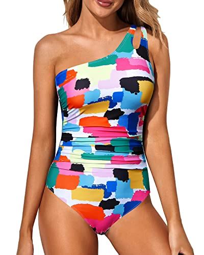 I Tested The Ultimate One Shoulder Color Block Swimsuit And Heres Why