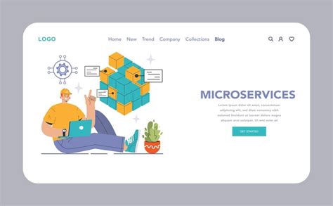 Premium Vector Devops Web Banner Or Landing Page Software Development Methodology Software