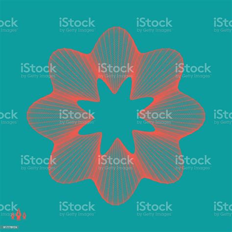 Wireframe Object With Lines And Dots Abstract 3d Connection Structure Technology Style Stock