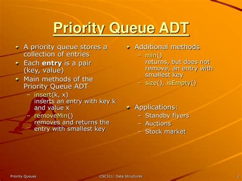 Ppt Chapter 8 Priority Queues Powerpoint Presentation Free Download