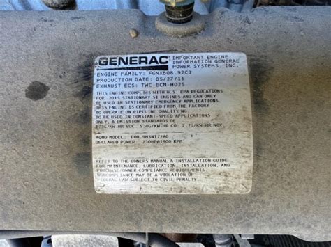Generac Sg150 Standby Generator Mckain Power Systems