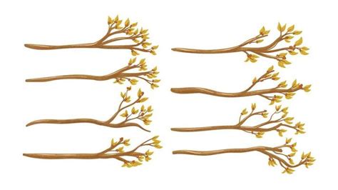 Cartoon Tree Branch Vector Art Icons And Graphics For Free Download