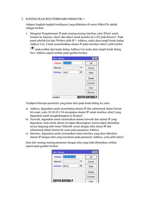 Membuat Internet Gateway Dengan MikroTik PDF