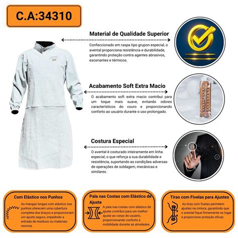 Avental Barbeiro De Raspa X M Teknoluvas Teknoluvas