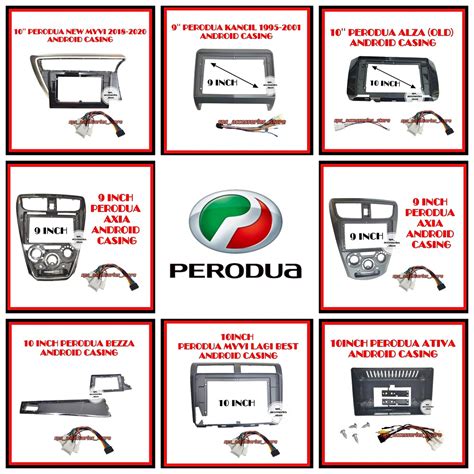 Perodua Android Casingsocket Shopee Malaysia