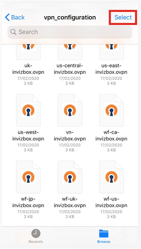 configure openvpn using your vpn credentials on ios invizbox