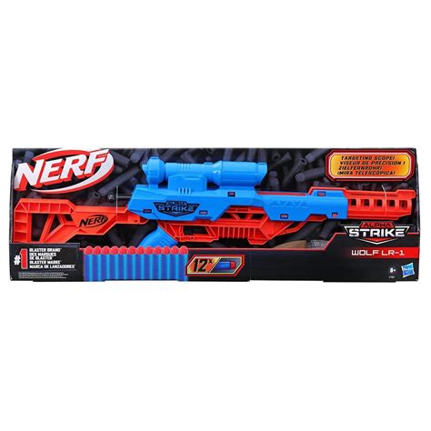 Buy Nerf Alpha Strike Wolf Lr 1 Blaster With Targeting Scope 12 Official Nerf Elite Darts