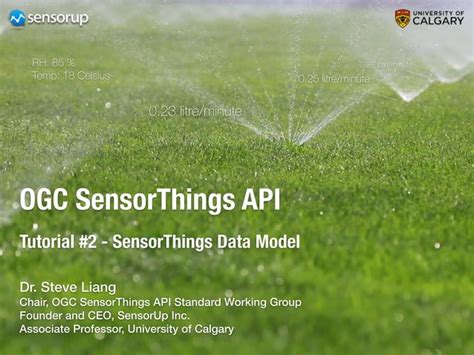 Sensorthings Api Webinar 2 Of 4 Iot Data Modeling With Open