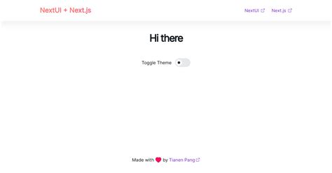 Nextui Typescript Codesandbox