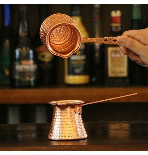 터키커피포트 모카 포트 구리 수제 구리냄비 티몬