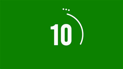 10 Seconds Countdown Timer Countdown Timer Stock Motion Graphics Sbv