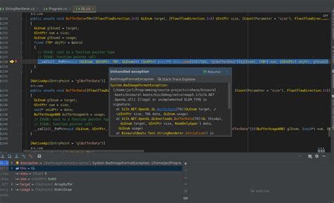 Badimageformatexception When Calling Glbufferdata With Readonlyspan · Issue 342 · Dotnetsilk