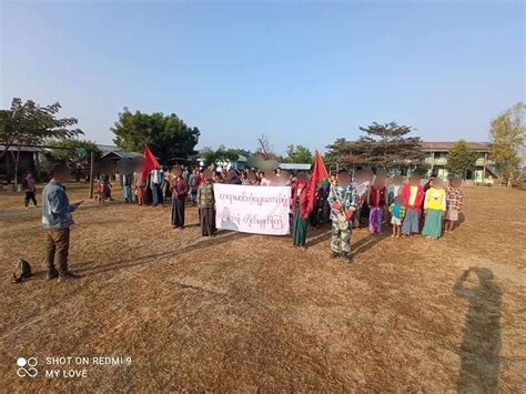 ကလေးမြို့ ပင်မသပိတ် အင်အားစုများ အကြမ်းဖက် စစ်အာဏာရှင် ဖြုတ်ချရေး ဆန္ဒပ