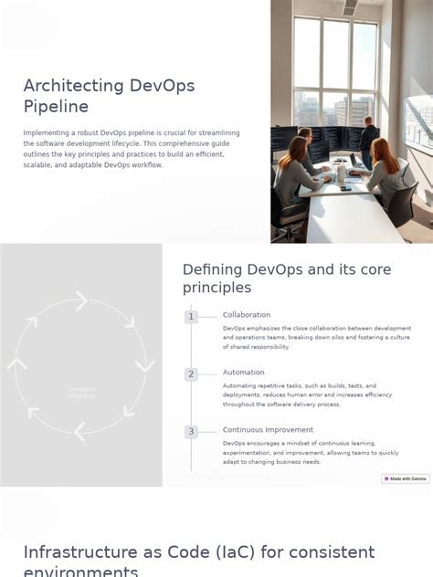 Architecting Devops Pipeline Pdf Automation Information