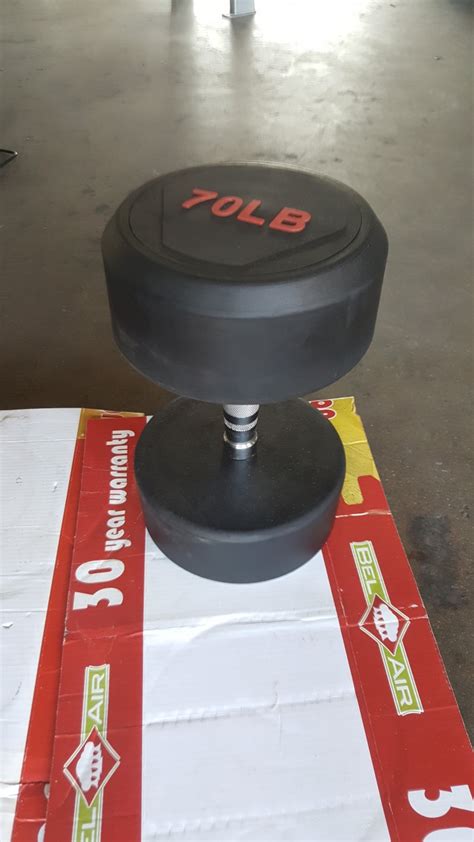 5 100lb Pro Style Dumbbell Set No Rack Included Midwest Used