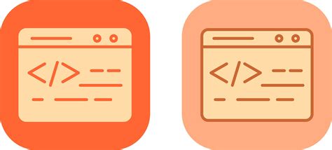 Web Coding Icon Vector Art At Vecteezy