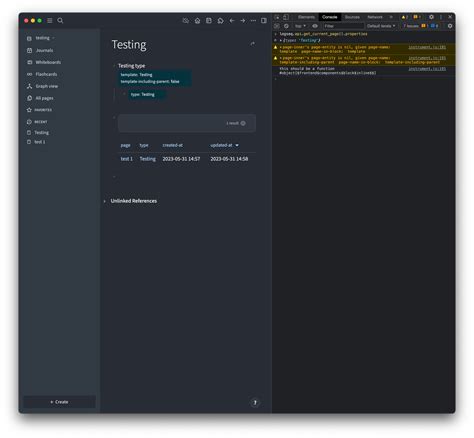 page properties from templates are not captured by query or internal db · issue 9549 · logseq