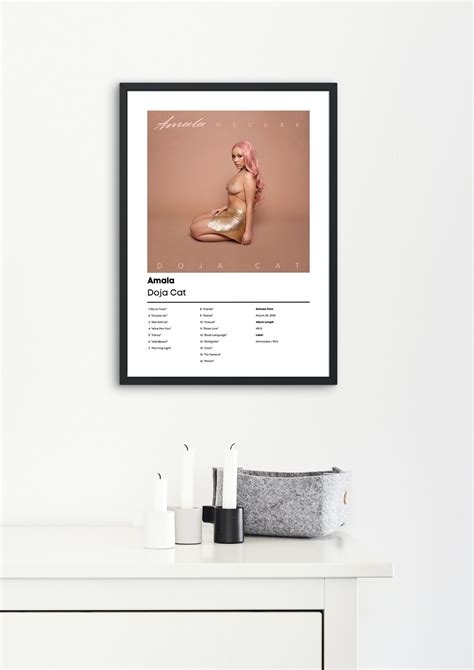 Doja Cat Amala Doja Cat Music Gift Birthday Gift Doja Cat Album Wall Art Doja Cat