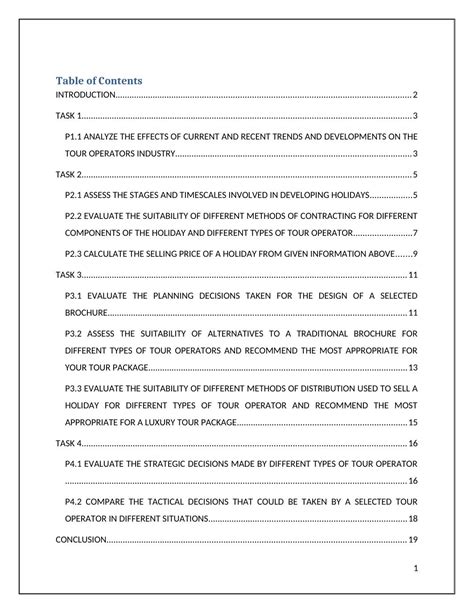 Tour Operations Management Trends And Decision Making