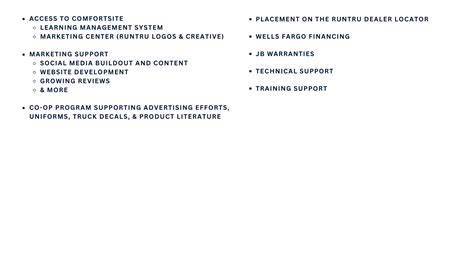 Benefits Of Becoming A Runtru Dealer The Star Supply Company