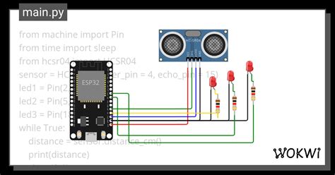 Bai 2 Cam Bien Sieu Am Wokwi Esp32 Stm32 Arduino Simulator Bai 2 Cam Bien Sieu Am Wokwi Esp32 Stm32 Arduino Simulator